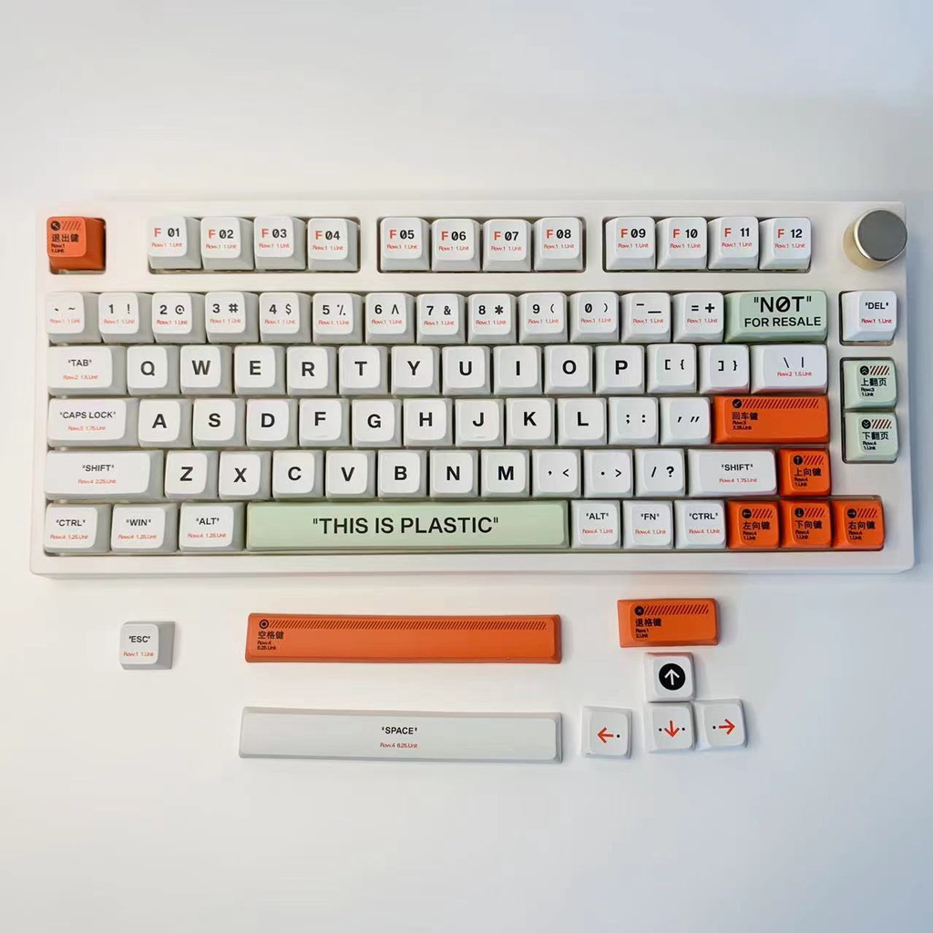 Lychee Gaming PBT Snow Night/Winter Breath Keycaps MDA height G66 ...