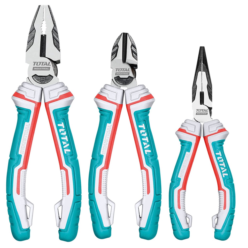 TOTAL THT2K0301S Multi-Purpose Pliers Set 3 Reduced Squeeze HIGH ...