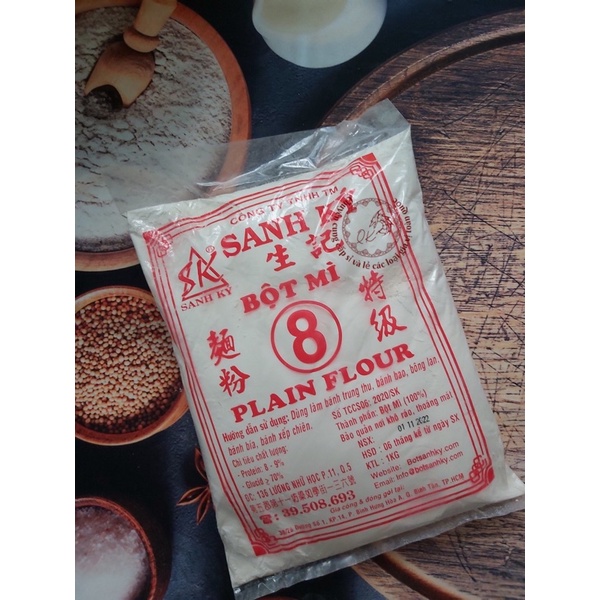 Wheat flour No. 8 Sanh Ky 1kg | Shopee Malaysia