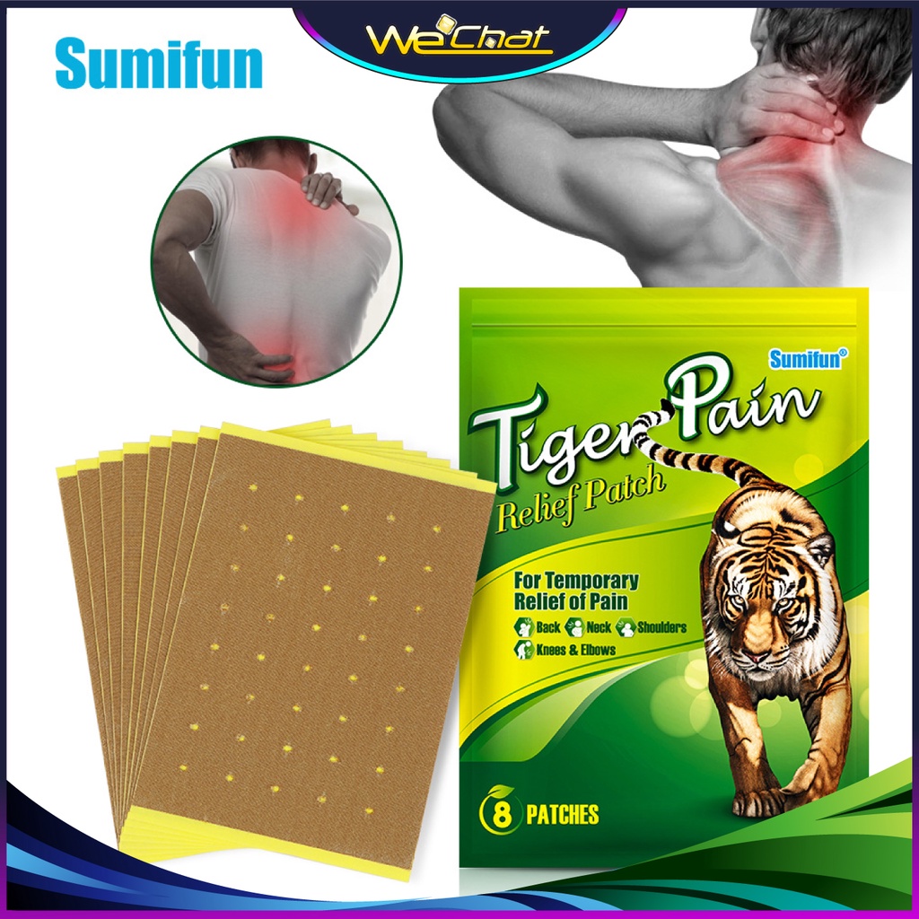 1pak Sumifun Tiger Pain Relief Patch (For Temporary Relief of Pain ...