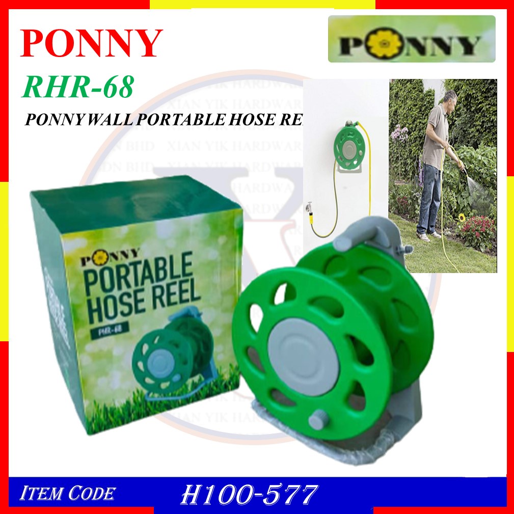 H100-577 PHR-68 PONNY WALL PORTABLE HOSE REEL CART | Shopee Malaysia
