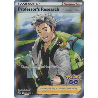 Pokemon TCG Card - Professor's Research - 078/078 - Full Art Ultra Rare ...