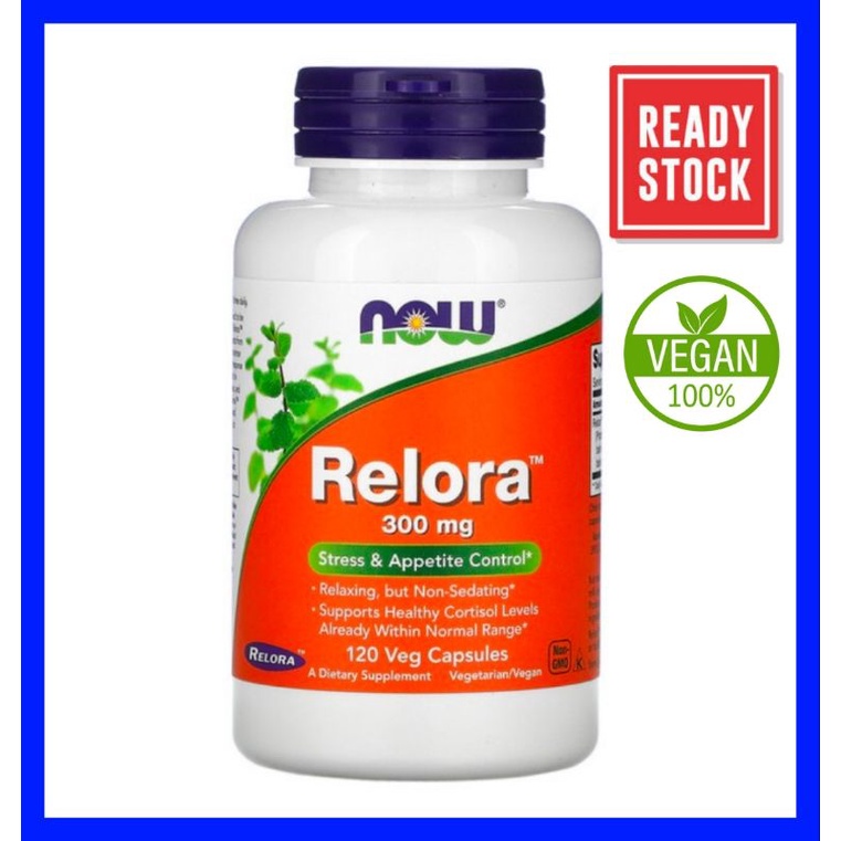 Relora Mood Relax Night Calm Support 300mg 60/120 veggie capsule ...