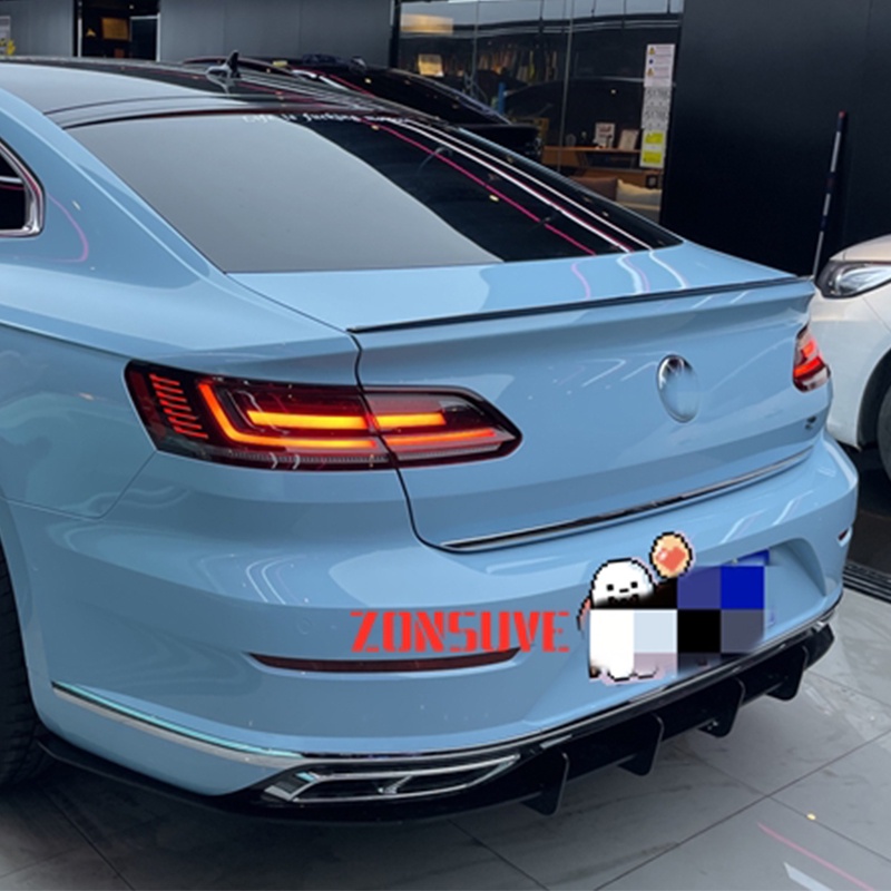 For 2019 2020 2021 Volkswagen VW CC Arteon R-line Rear Bumper Diffuser ...