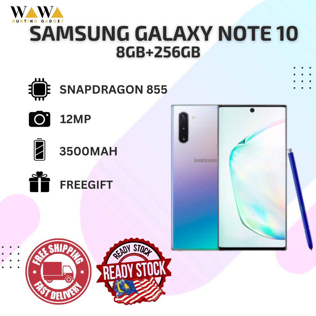💥 [Ready Stock] SAMSUNG GALAXY NOTE 10 SNAPDRAGON 855 (8GB+256GB) SECONDHAND💥 | Shopee Malaysia