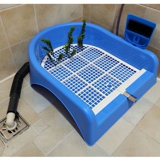 Dog Toilet Automatic Flushing Cleaning Straight Sewer Teddy Small Dog ...