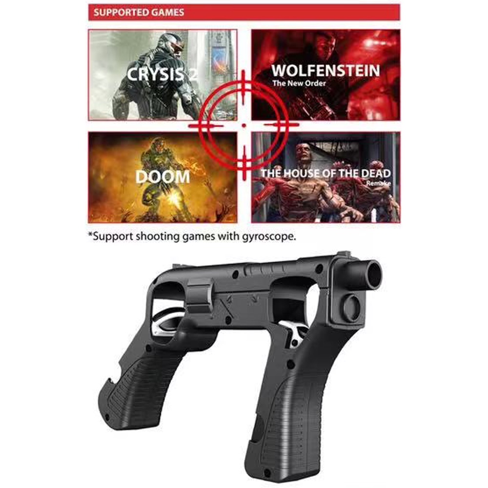 Lucky Fox NSW Nintendo Switch Gun Gyroscope T9 (Support Shooting Games ...