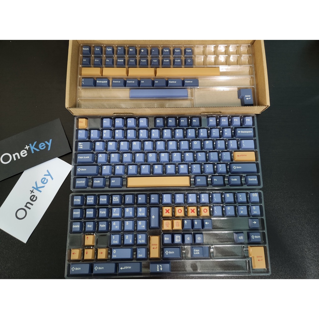 Keycap CMK DENIM Cherry profile ABS Doubleshot 173 keyboard buttons for ...
