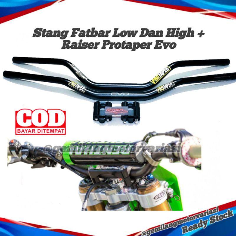 Handlebar or Steering Wheel Fatbar LOW/HIGH 5 Milli Plus Raiser Full ...