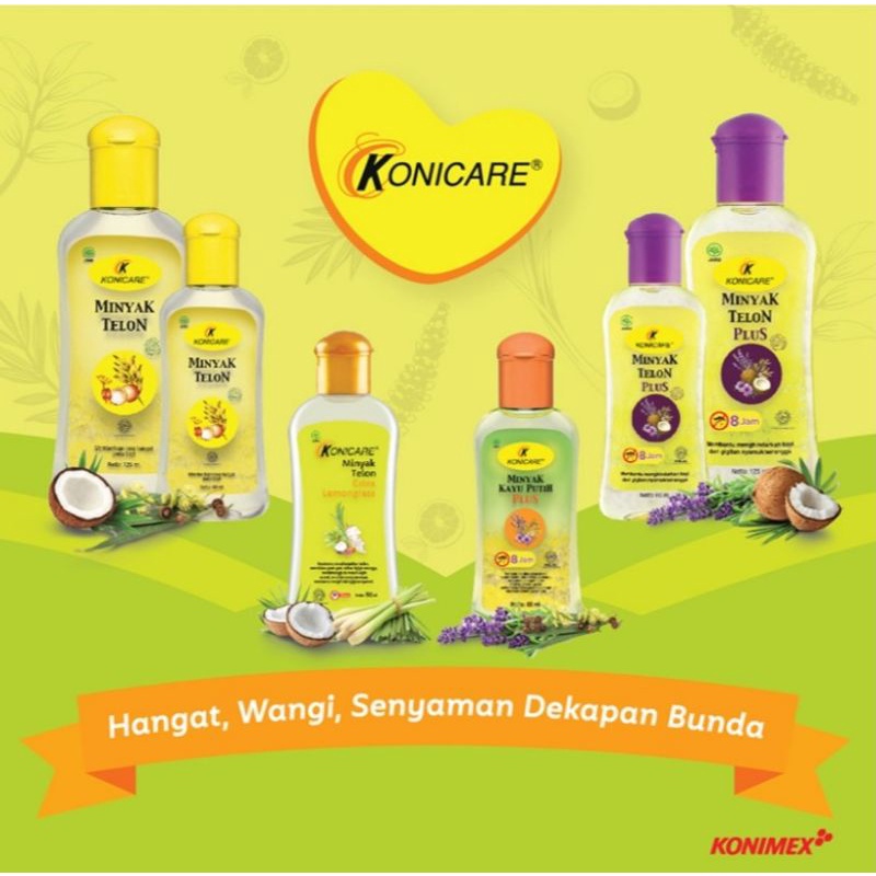 Konicare Telon Oil 60/125ml | Shopee Malaysia