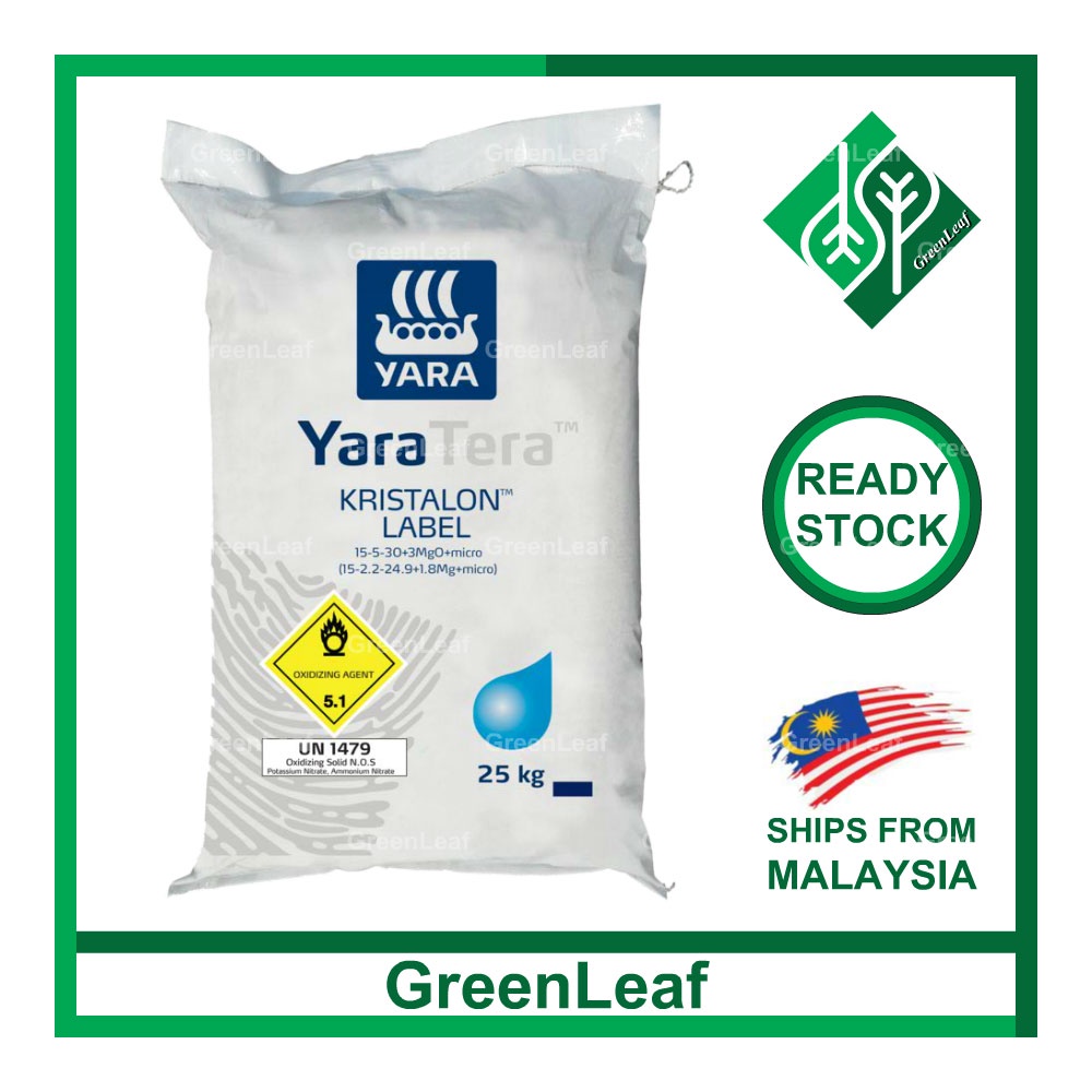 25KG Yara Tera Kristalon White Label 15-5-30 YaraTera Baja Fertilizer ...