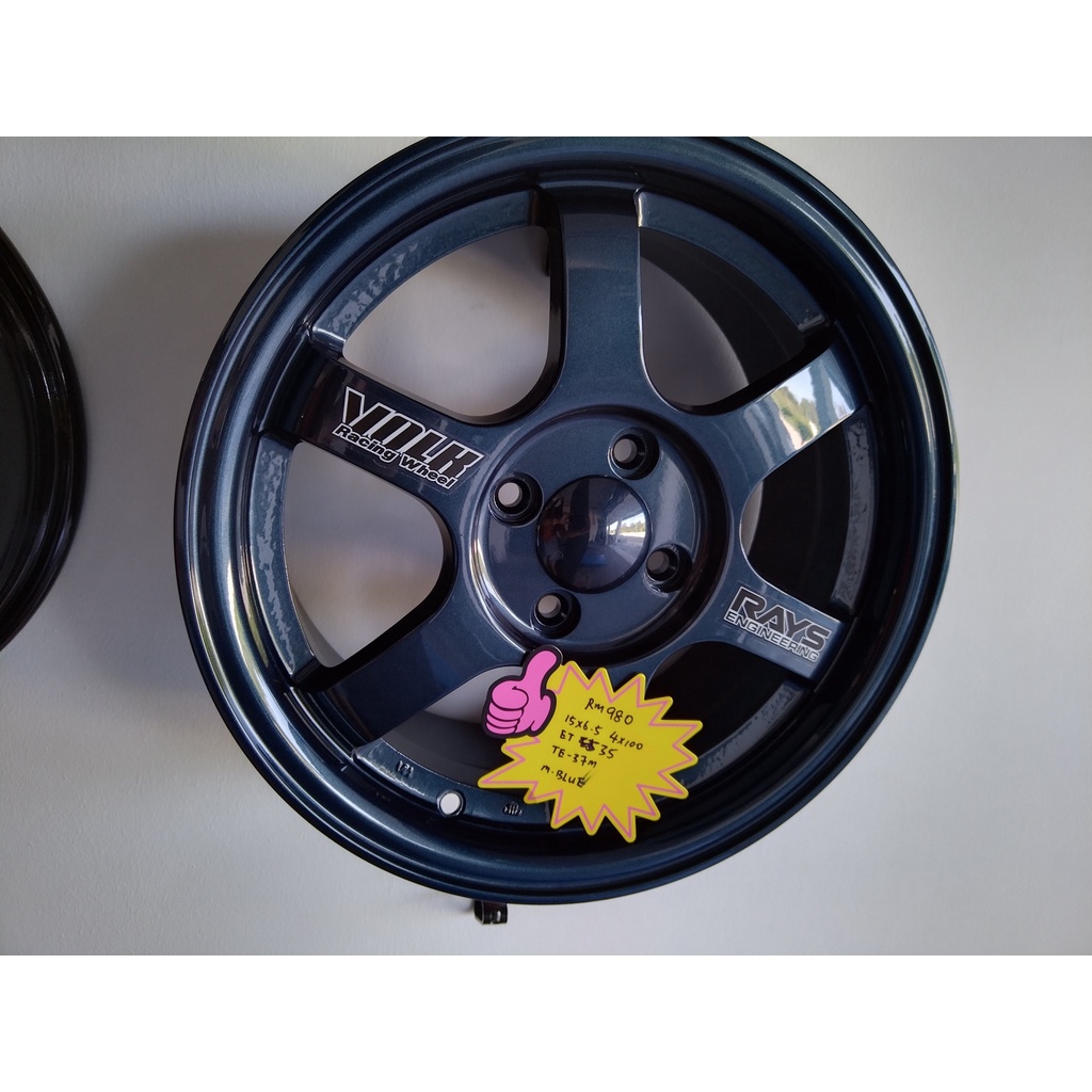 RAYS SPORT RIM TE37 15 INCH PRICE FOR 1 SET (4 PCS/ SET) | Shopee Malaysia