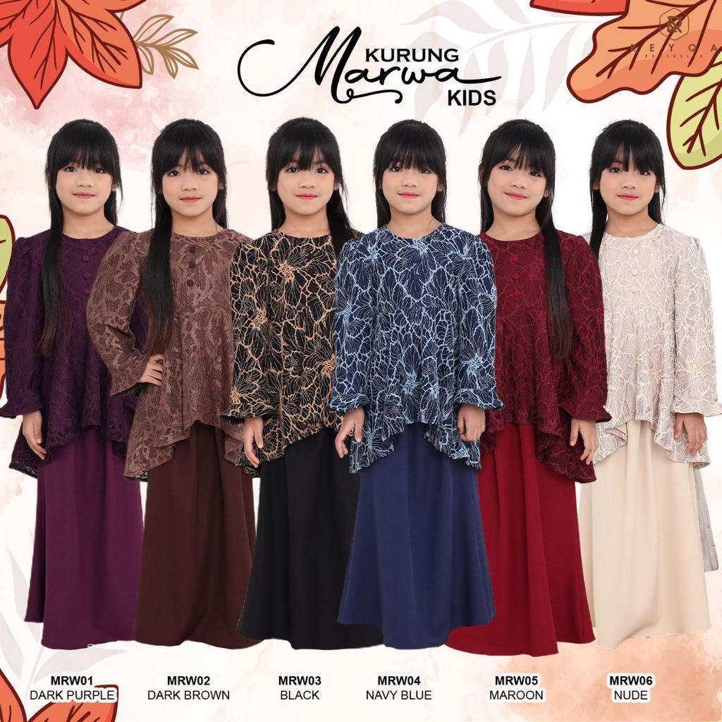 KURUNG MARWA KANAK KANAK REYQA EXCLUSIVE | Shopee Malaysia