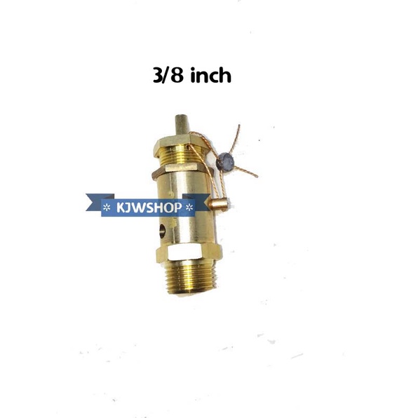 Safety Valve Brass Compressor Outer Thread 3/8" Pipe Safety 3/8 Inch ...