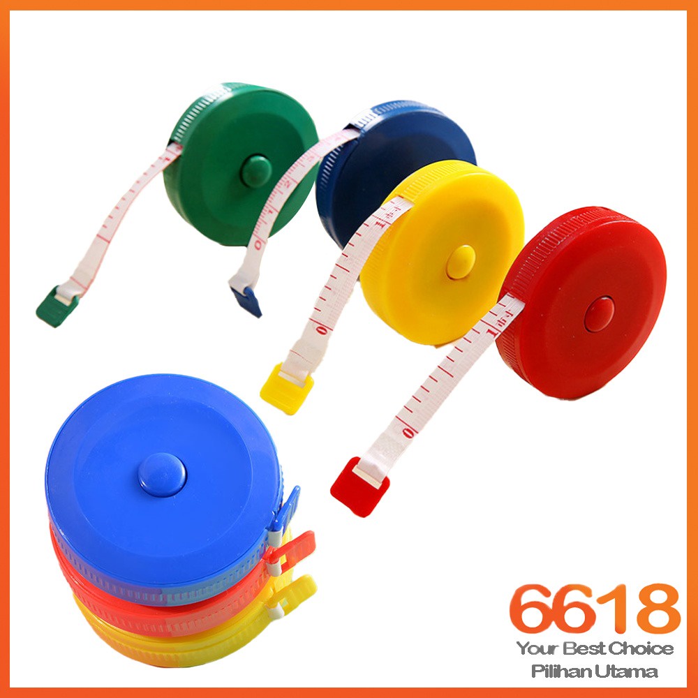 Pita Ukur Baju Pakaian Badan Pembaris Pengukur Badan Body Measuring ...