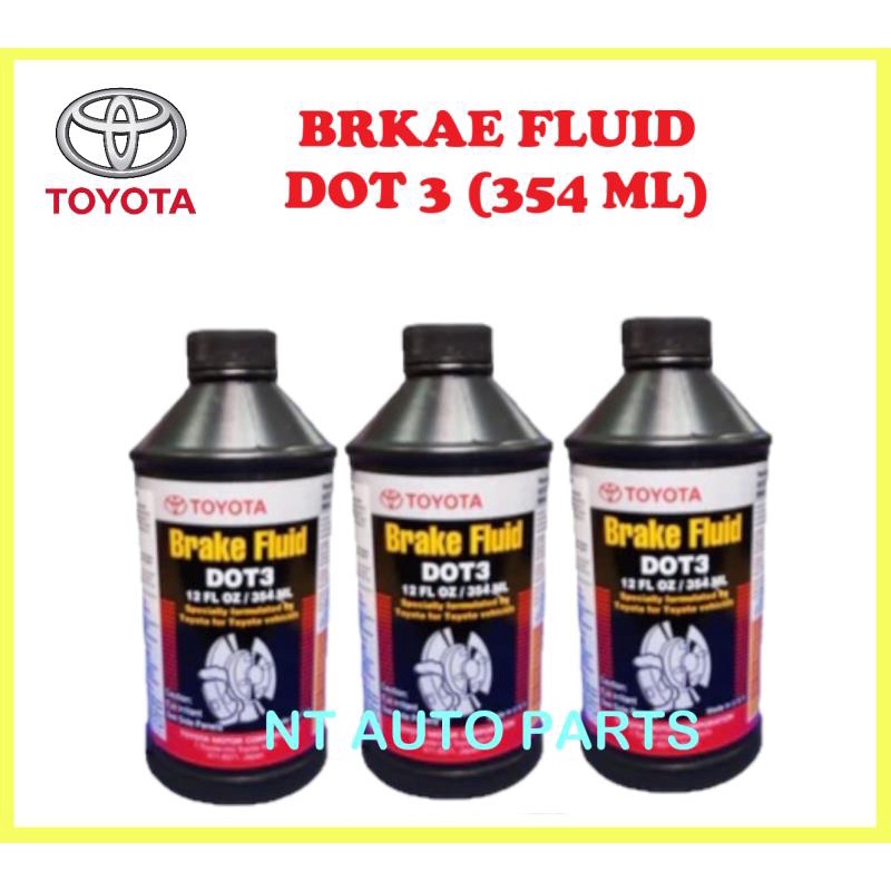 TOYOTA BRAKE FLUID DOT3 (354ML) | Shopee Malaysia