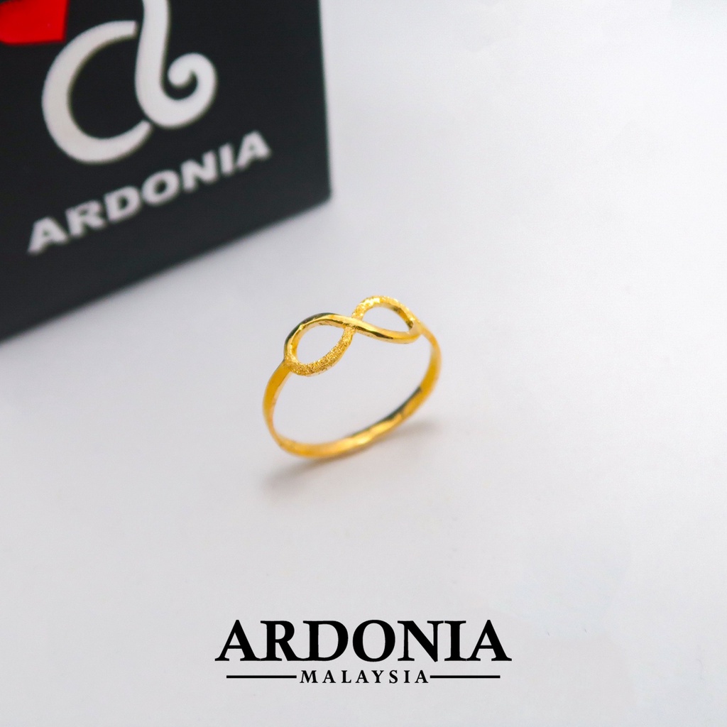 ARDONIA Cincin Infinity Emas 375 (9K Gold / 375 Gold) | Shopee Malaysia