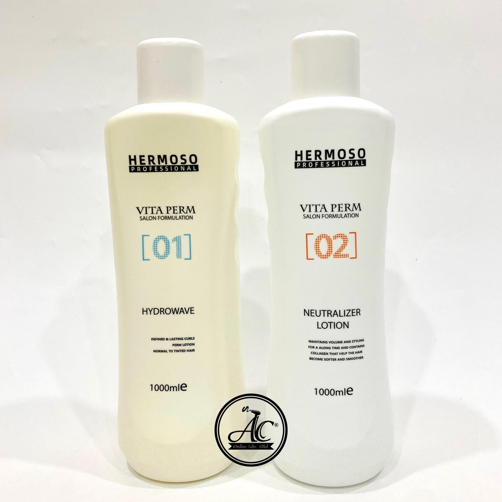 Hermoso Vita Cool Perm Lotion 1000mlx2 Pure Korean Blood Perm Hydrowave ...