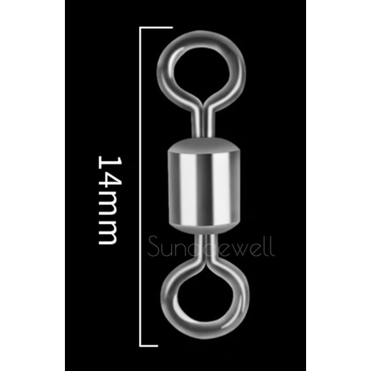 10pcs Extra Strong Heavy Duty Fishing Swivel Kekili Pancing Kuat Power ...