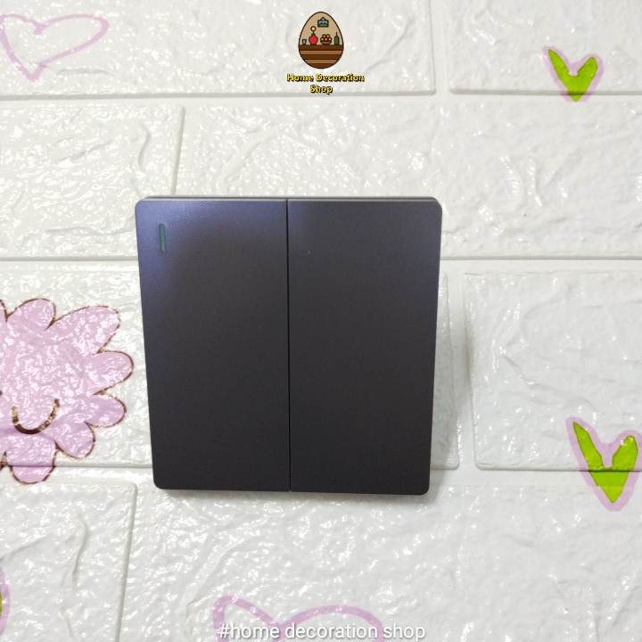 home wall switch socket ( grey color) electric plug socket / 10a lamp ...