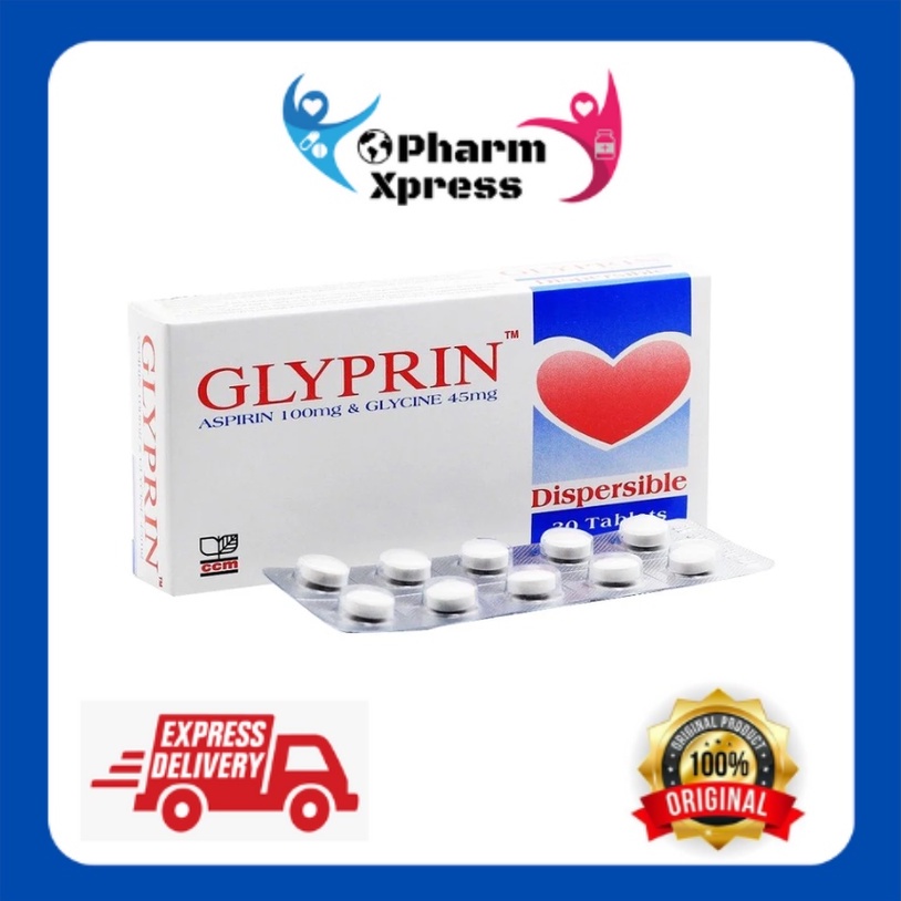 Glyprin 100mg/45mg Tab 10'sx3 (1box) | Shopee Malaysia