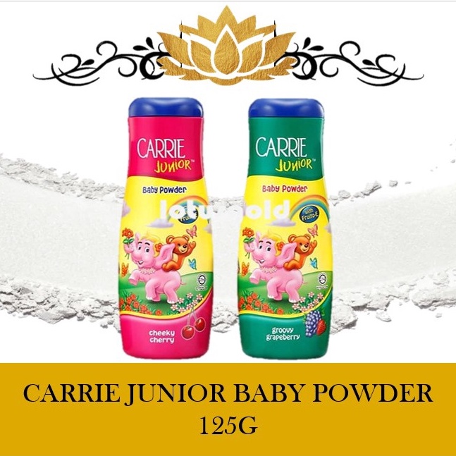 CARRIE JUNIOR BABY POWDER 125G | Shopee Malaysia
