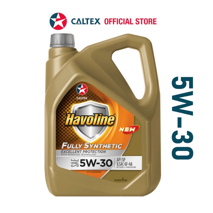 Caltex 5W30 Fully Synthetic Havoline Engine Oil Fully Synthetic SAE ...