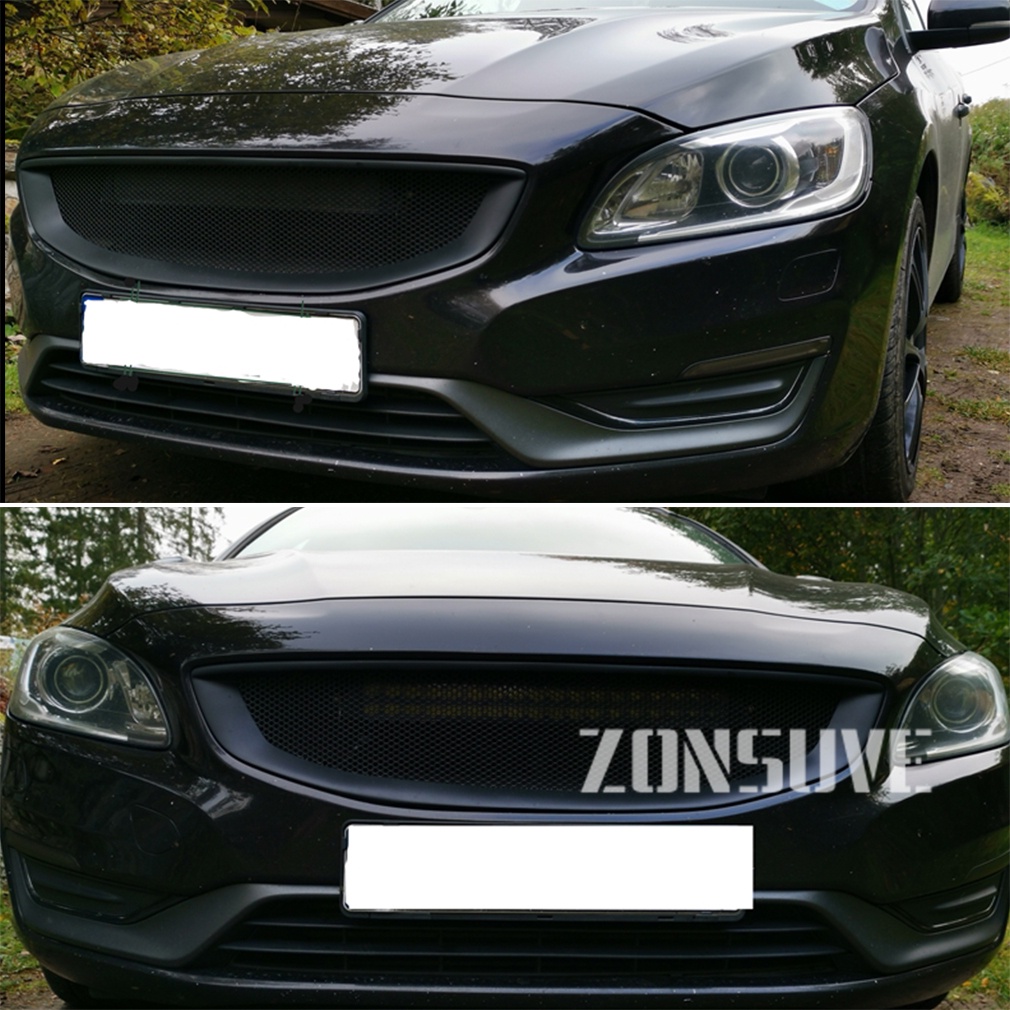 Use For Volvo V60 S60 2014-2018 Year 4-door Carbon Fibre Refitt Front ...