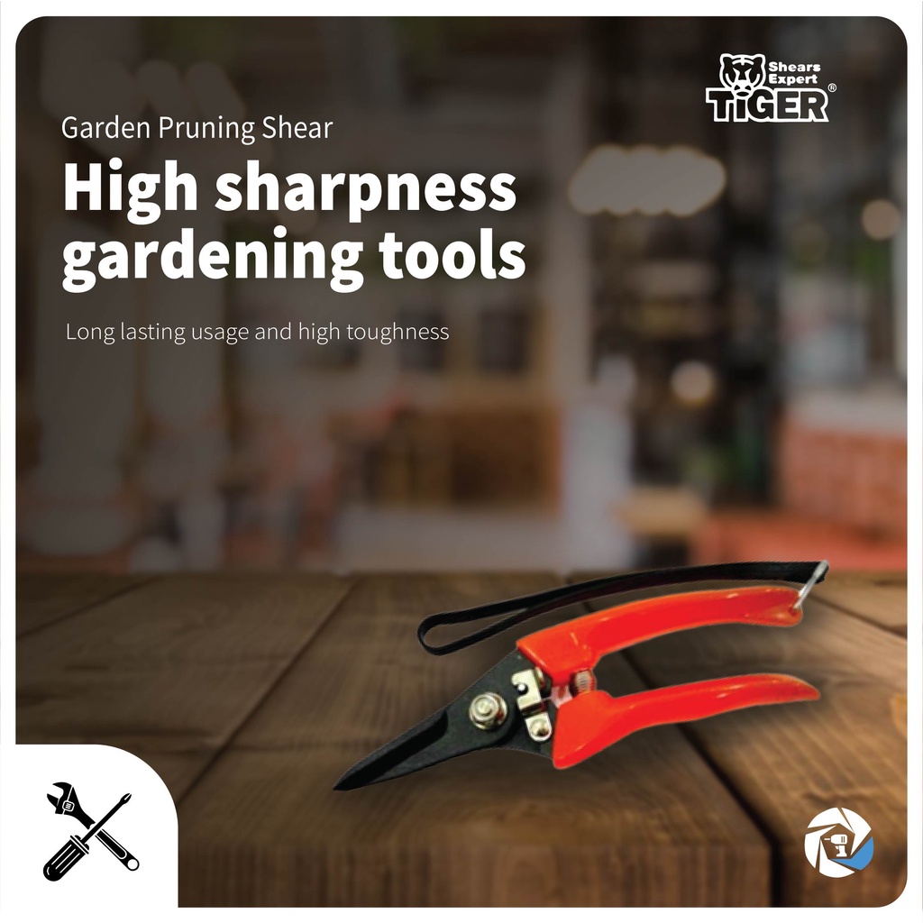 PROTOOLS FG 702 TIGER PRUNING SHEARS GARDEN CUTTER | WIRE CUTTER ...