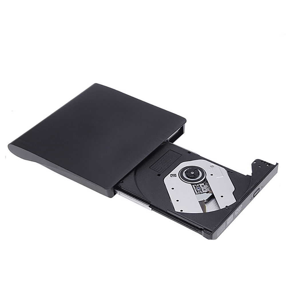 Slim External CD DVD RW Drive USB 2.0 Writer Burner Player Black For ...
