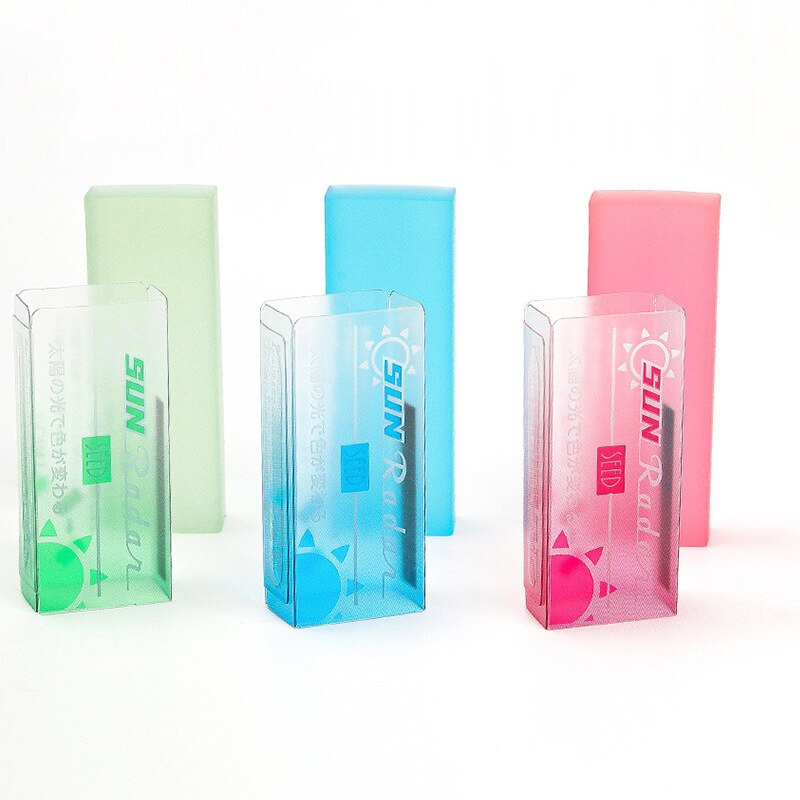 SEED Sun Radar Color-changing Plastic Eraser EP SN-PK/GN/BU | Shopee ...