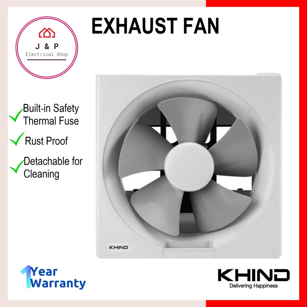 💥KHIND Exhaust Fan 12” Kipas Ekzos EF1201 💥 [ READY STOCK ] | Shopee ...