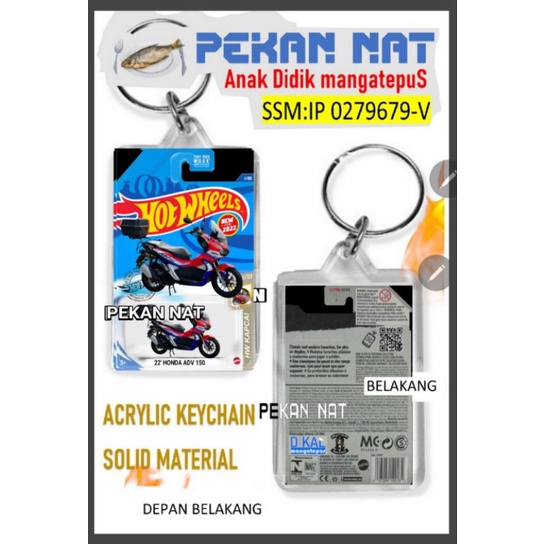 hotwheels mini keychain adv 150 2pcs | Shopee Malaysia