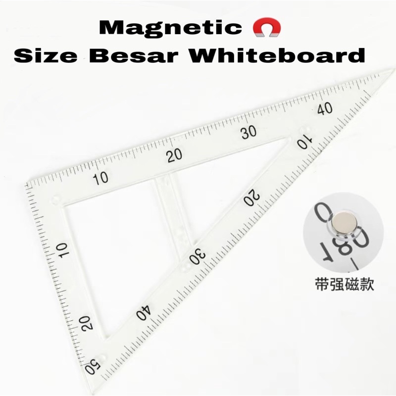 [KOH] 60 Degree Set Square Teacher Set / Sesiku 30 Darjah Set Cikgu ...
