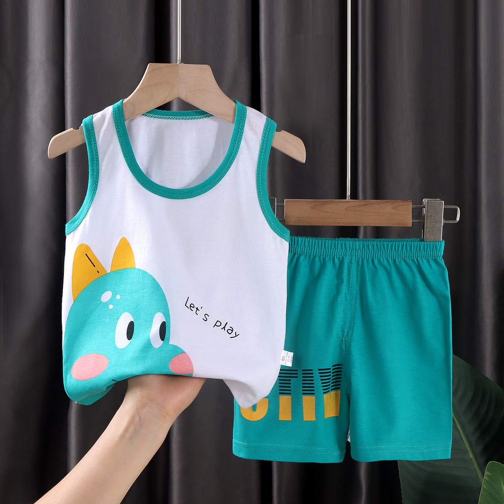 Baju Bayi Singlet Set Baby Clothes Kid Clothes Baju Kanak Baju Singlet ...