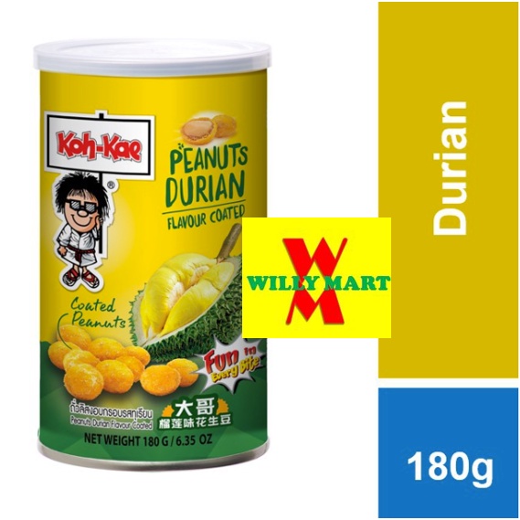 Koh-Kae Coated Peanuts Durian [180g] | Shopee Malaysia