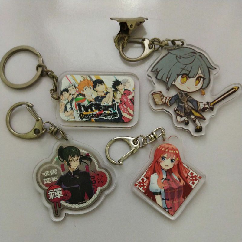 haikyuu to the top keychain genshin impact jujutsu kaisen maki zenin ...