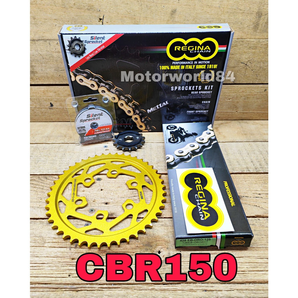HONDA CBR150 FULL SET REGINA CHAIN KIT SPROCKET CBR150R 100% ORIGINAL ...