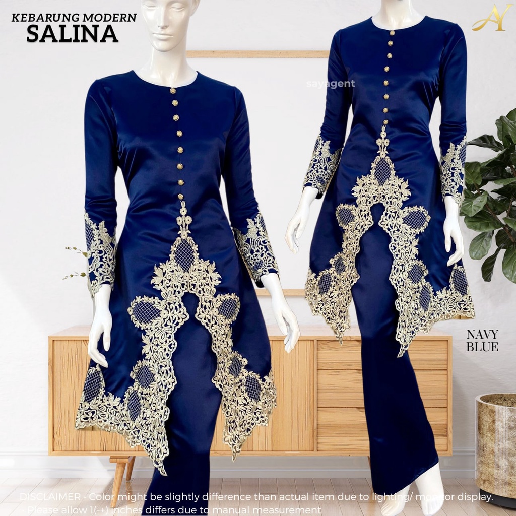 Kebarung Modern Salina Kebaya Moden Baju Raya Baju Nikah Tunang ...