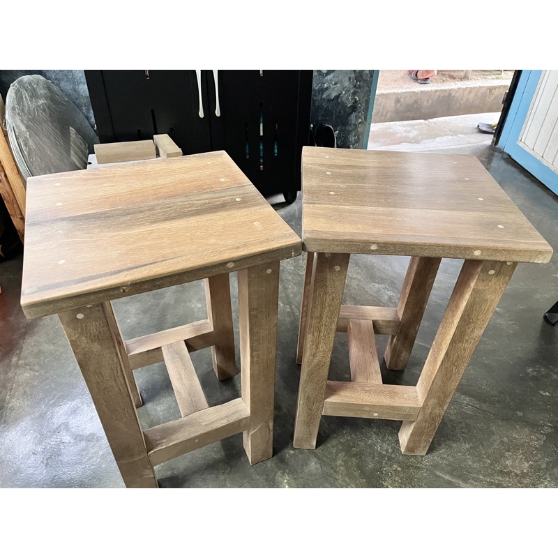 stools/bangku kayu (raw) | Shopee Malaysia