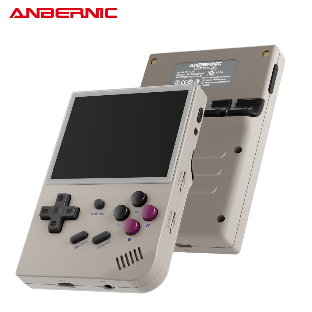 ANBERNIC Game Console Emulator 5000 Games Support PS1 Linux Dual System ...
