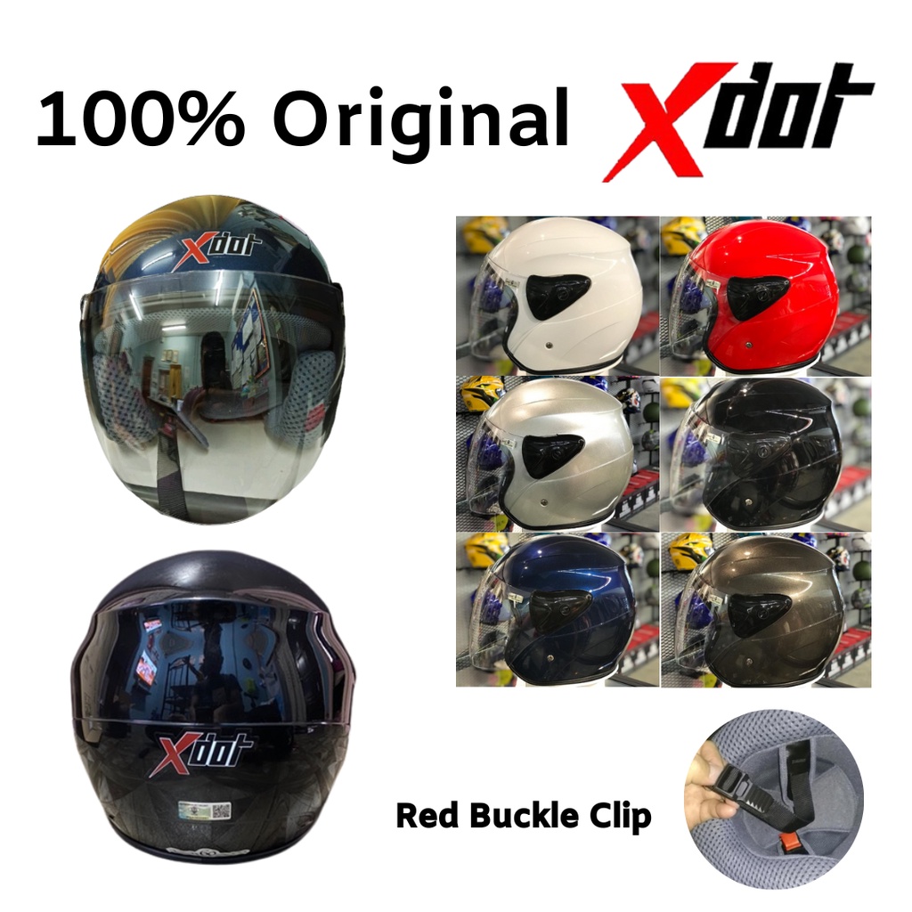 XDOT G618N Open Face Helmet Motor Helmets Topi Keledar G618 G 618 N X ...