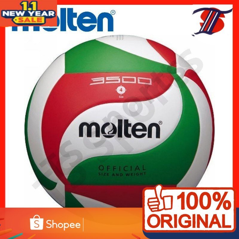 molten volleyball 3500/ 2700 /4500 / 5000 size 5 mssm Bola tampar ...
