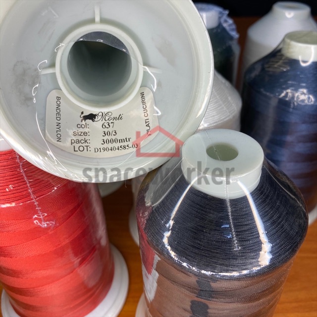 Benang Jahit Nilon Monti Kekuatan Tinggi / Monti Bonded Nylon High ...