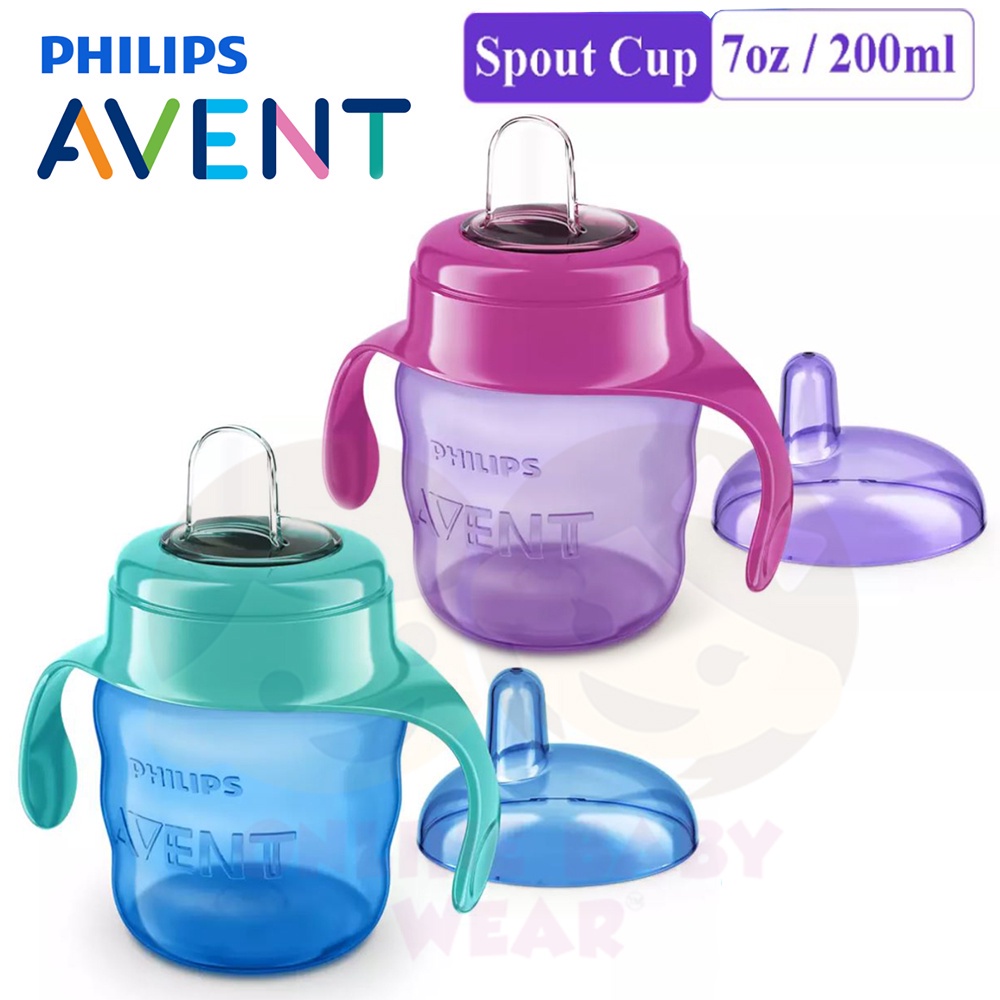 Philips AVENT My Easy Sippy Soft Spout Cup 7oz Purple Pink or Blue ...