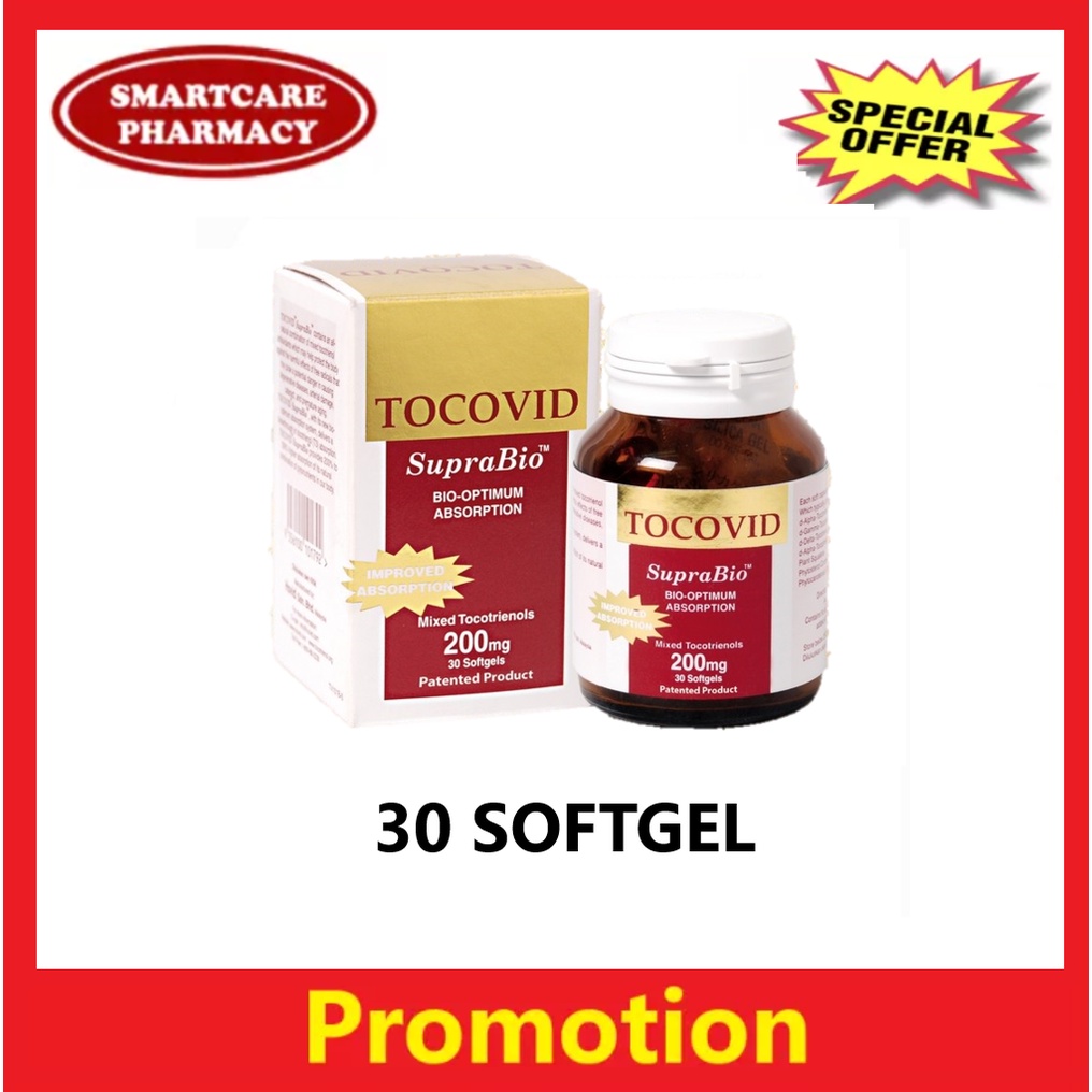 Tocovid SupraBio 200mg - 30 softgels (Mixed Tocotrienols) | Shopee Malaysia