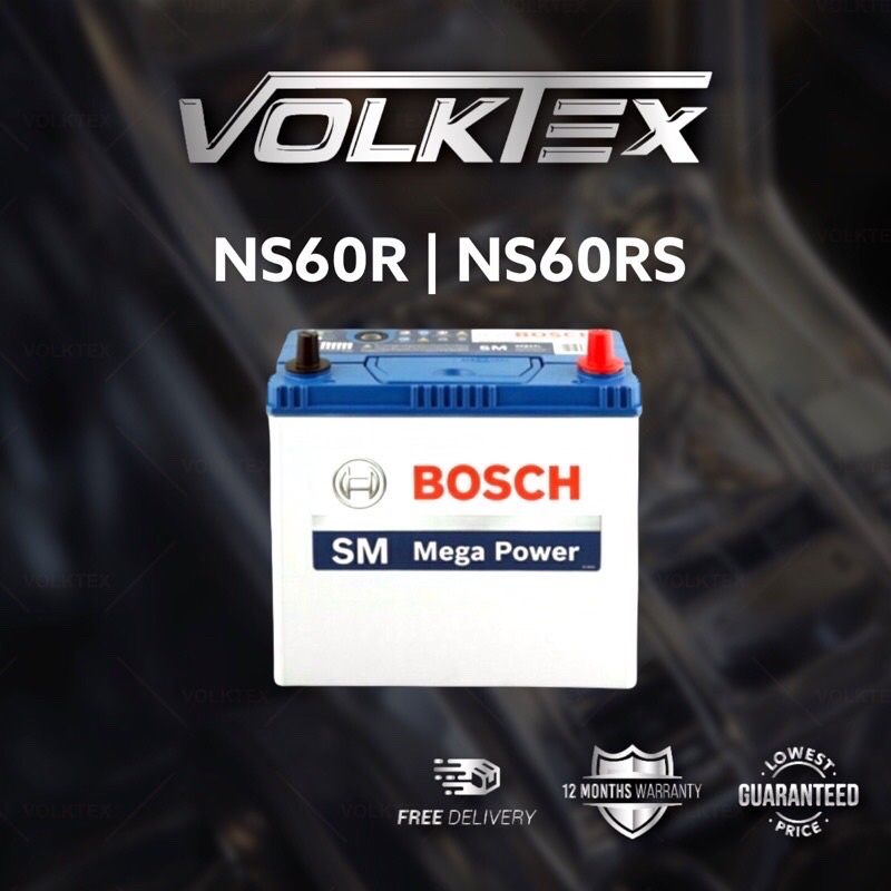 BOSCH NS60R | 46B24R (MF) 45AH - Car Battery - TOYOTA Avanza, Wish ...
