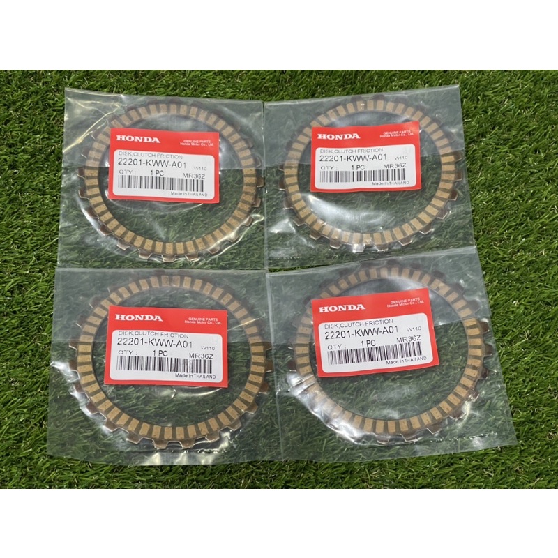 HONDA 1SET 4PCS WAVE110 W110 EX5110 DASH DASH110 CLUTCH PLATE SET ...