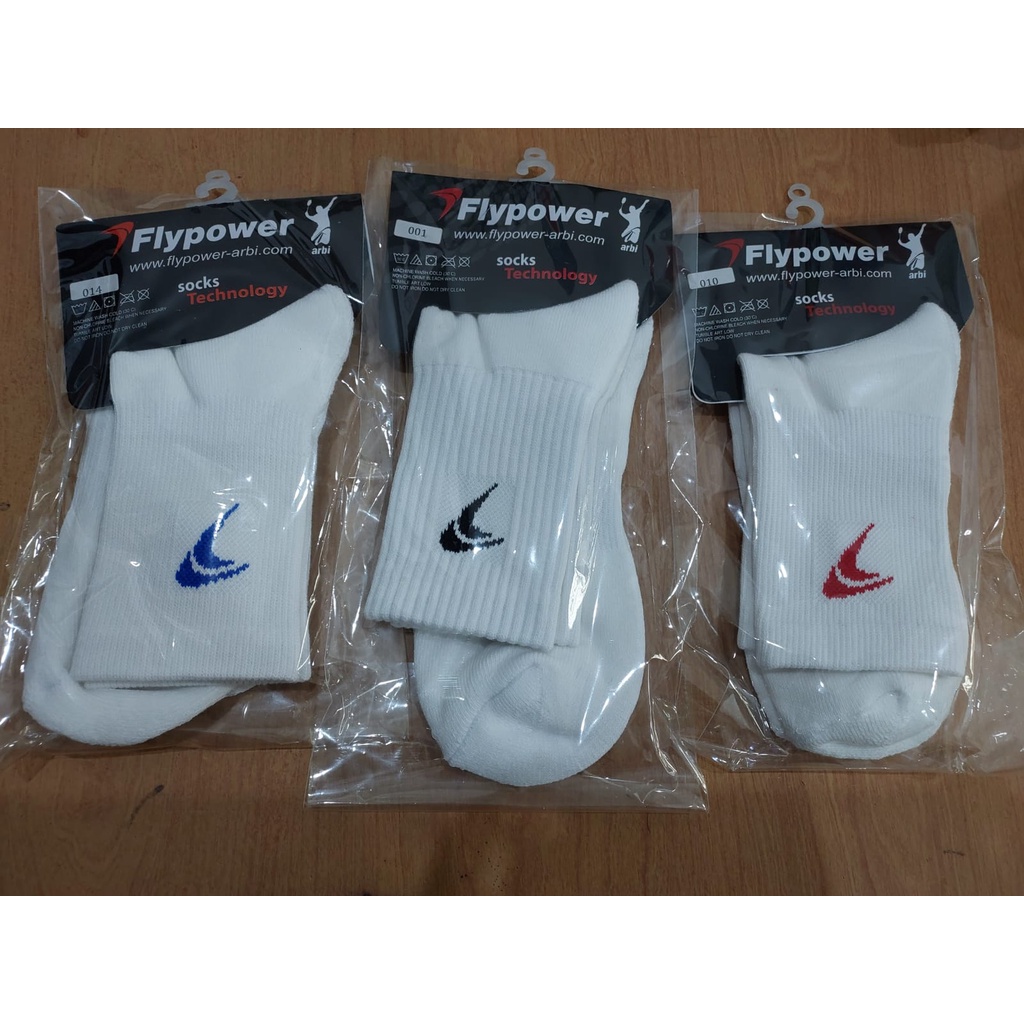 Original FLYPOWER SKYHAWK 02 SOCK BADMINTON SOCKS | Shopee Malaysia
