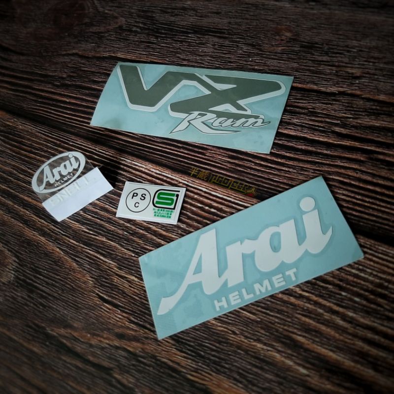 Sticker Set Helmet VZ RAM solid (WHITE) | Shopee Malaysia